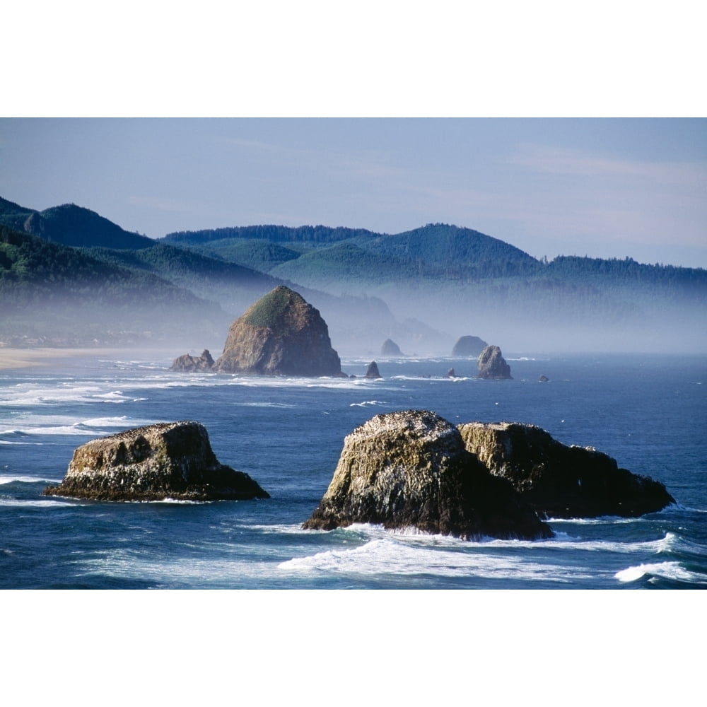 Posterazzi DPI1819876LARGE Haystack Rock The Needles & Sea Stacks ...