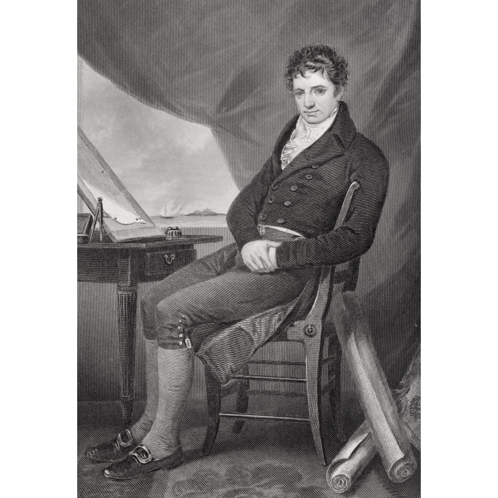Posterazzi DPI1838848 Robert Fulton 1765 - 1815 American Inventor & Engineer Builder of First ...