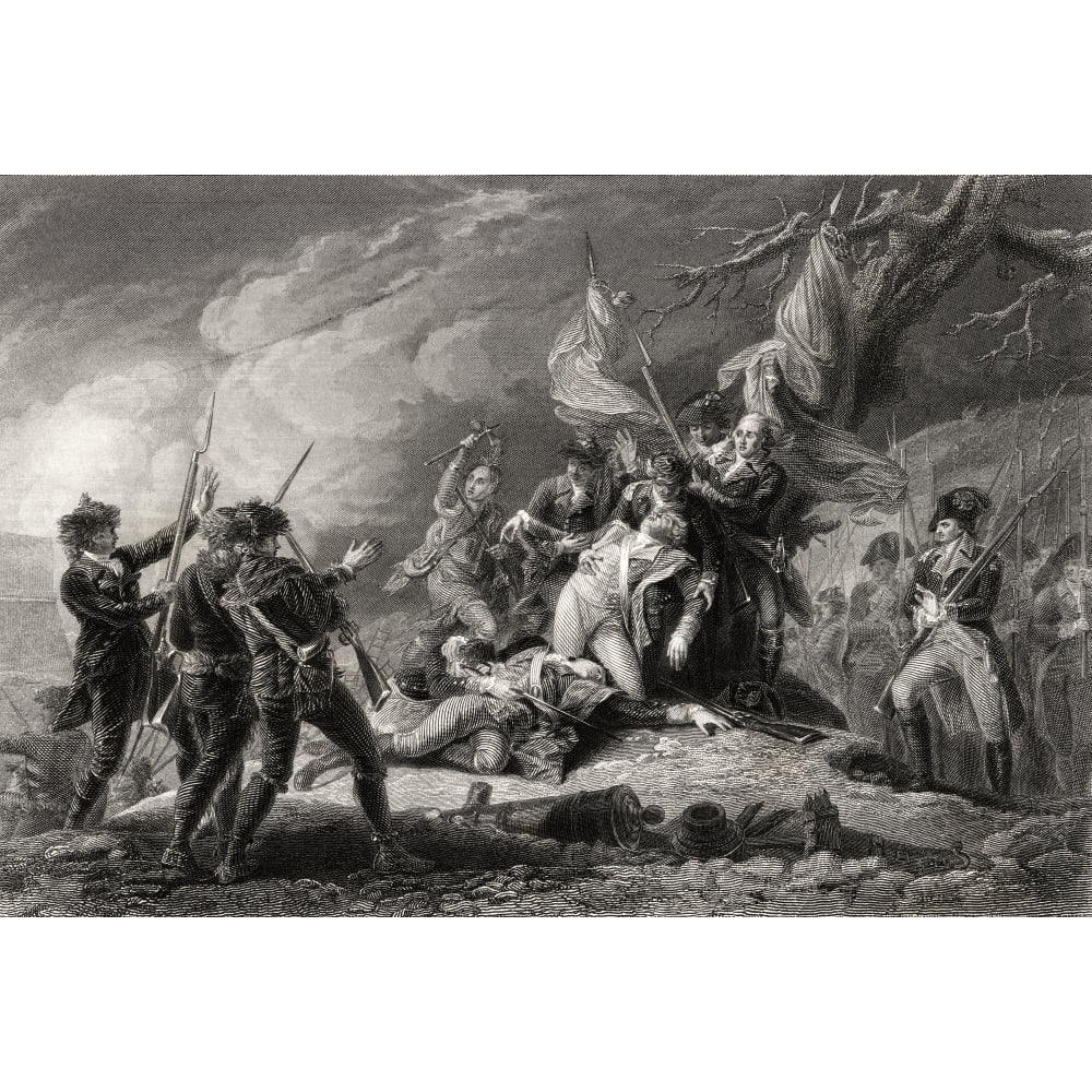 Posterazzi DPI1839394LARGE Death of General Montgomery Battle of Quebec ...