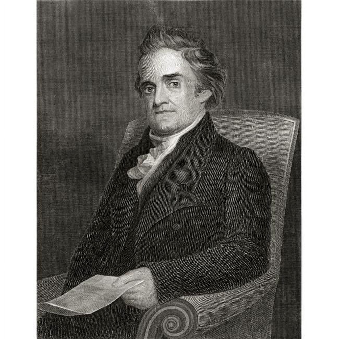 Posterazzi DPI1839626 Noah Webster 1758 To 1843 American Lexicographer Author & Editor From 19th ...