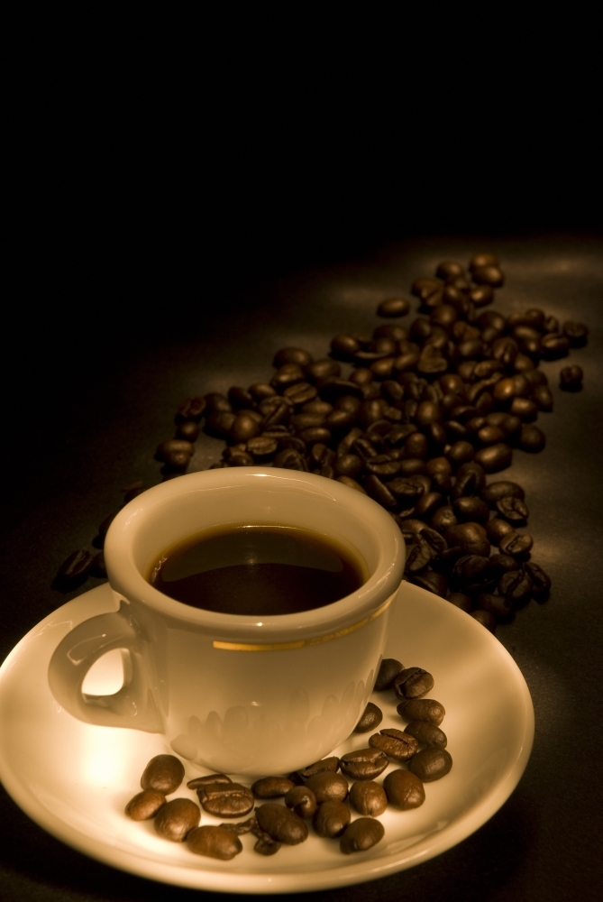 Posterazzi DPI1845304 Calgary Alberta Canada - Coffee Beans & Fresh Cup ...