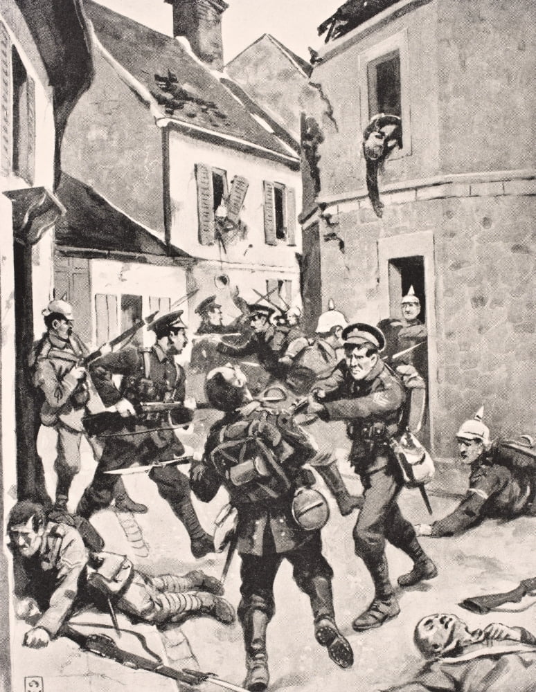 Posterazzi DPI1855324 British & German Soldiers In Hand To Hand ...