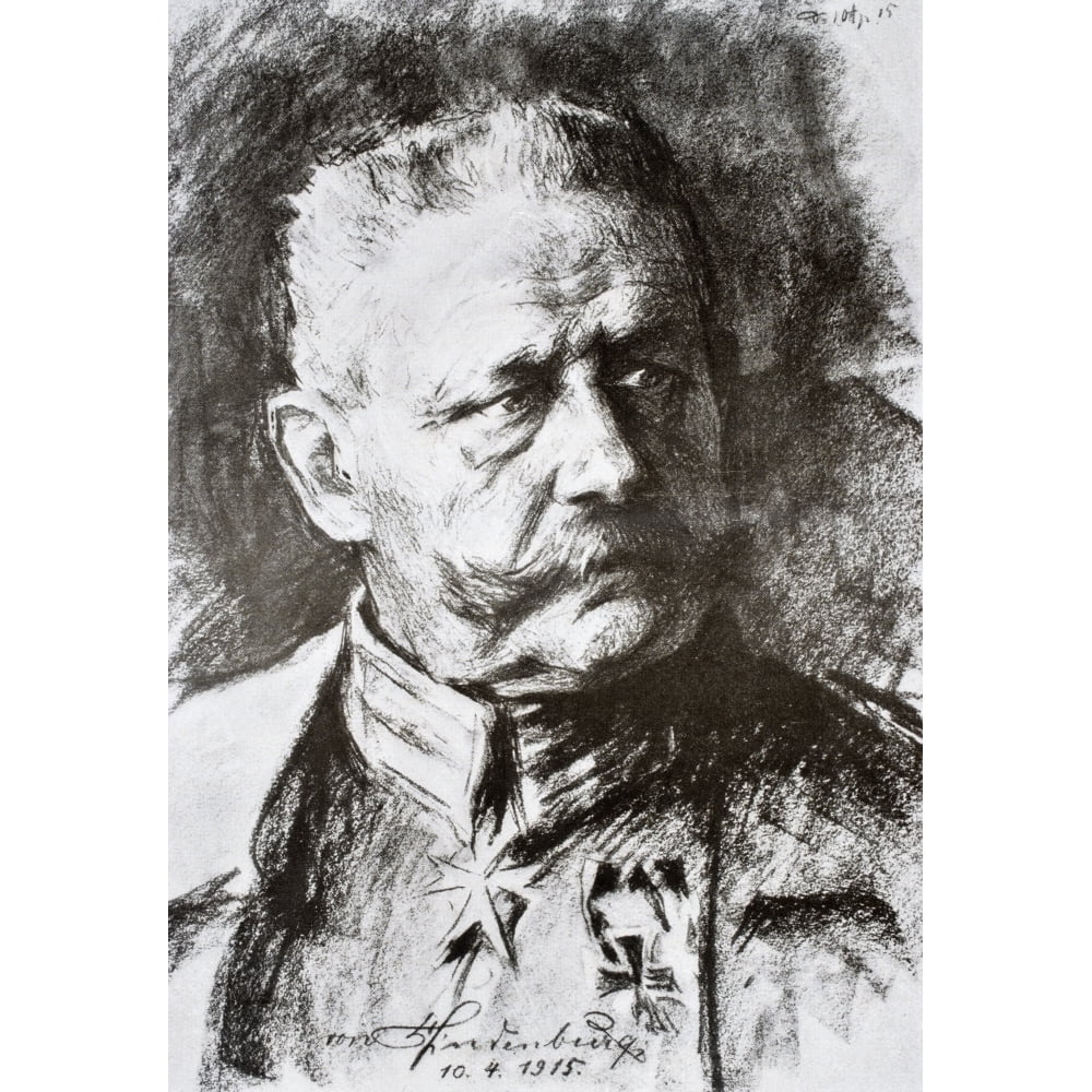 Posterazzi DPI1855344 General Paul Von Hindenburg 1847 1934 After A ...