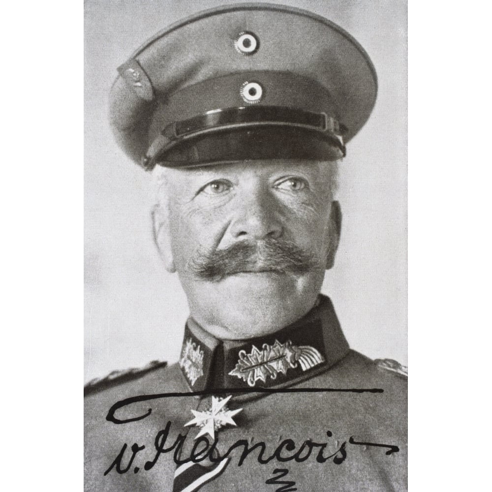 Posterazzi DPI1855345 Hermann Von Fran ois 1856 - 1933 German Infantry ...