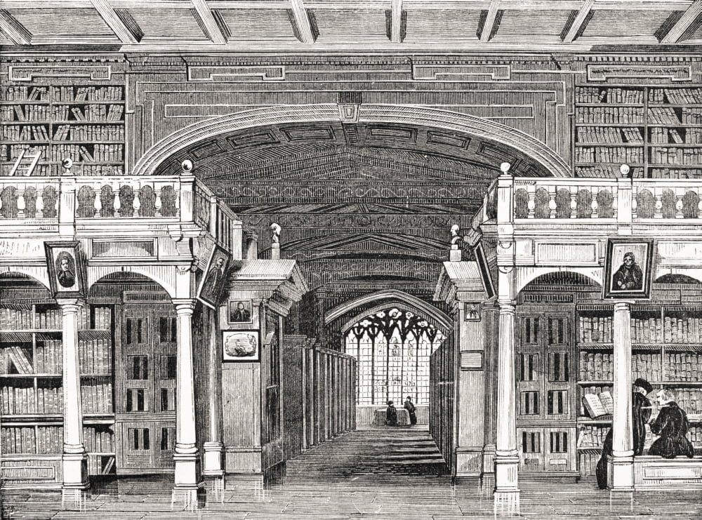 Posterazzi DPI1855418 Interior of The Bodleian Library From Old ...