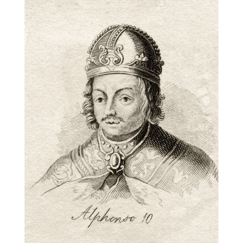 Posterazzi DPI1855459LARGE Alfonso X of Castile 1221 1284 Spanish ...