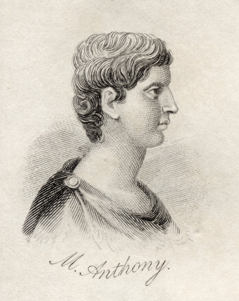 Posterazzi DPI1855586 Marcus Antonius 83Bc 30Bc Aka Mark Antony Roman ...