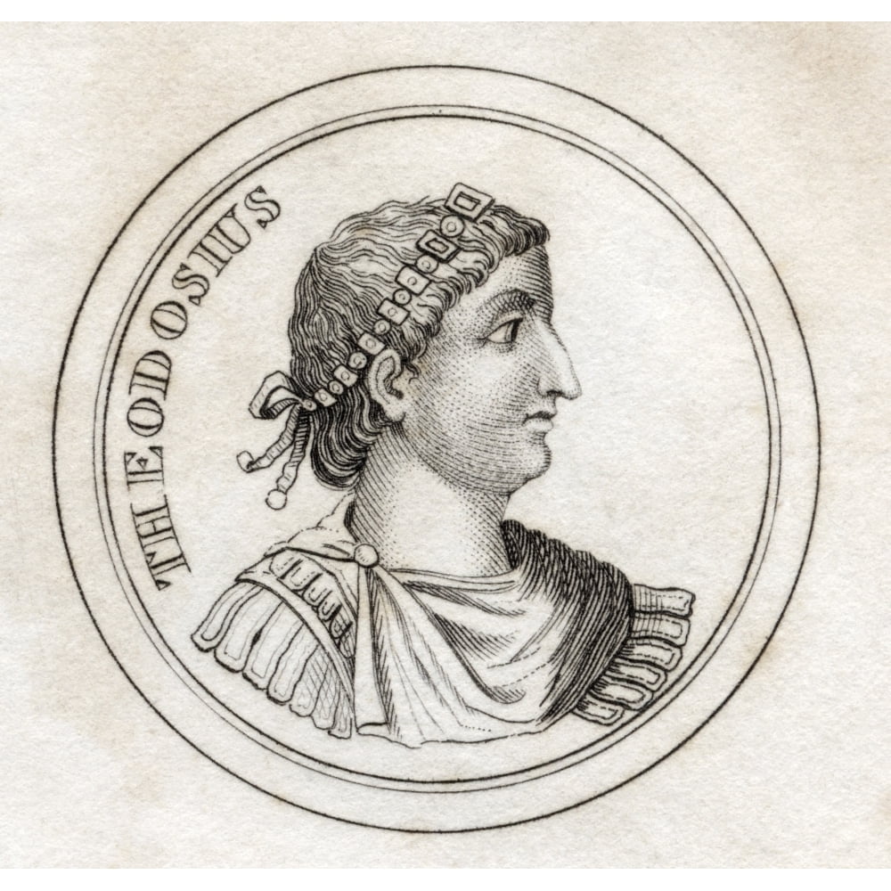Posterazzi DPI1855679LARGE Theodosius The Great Flavius Theodosius Ad ...