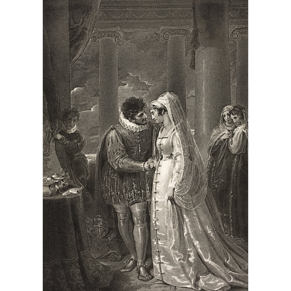Posterazzi DPI1855850 The Merchant of Venice Act III Scene II A Room In ...