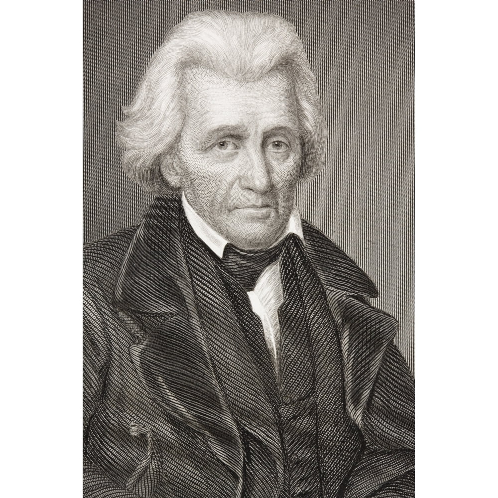 Posterazzi DPI1855919LARGE Andrew Jackson 1767 - 1845 7th President of ...