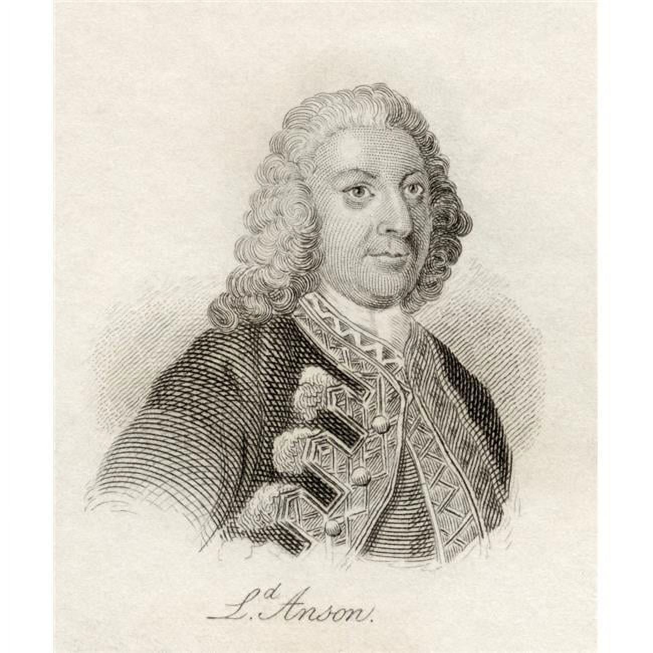 Posterazzi DPI1856215 George Anson 1St Baron Anson 1697 - 1762 British ...