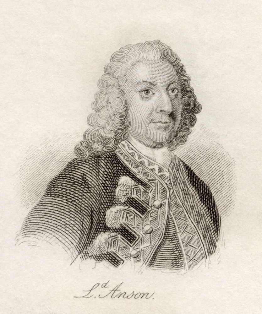 Posterazzi DPI1856215 George Anson 1St Baron Anson 1697 - 1762 British ...