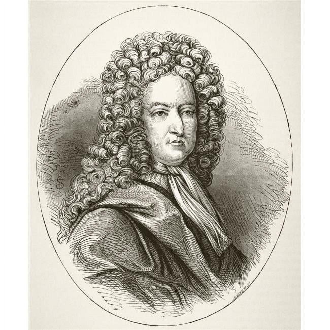 Posterazzi DPI1856307LARGE Daniel Defoe 1660 To 1731 English Novelist ...