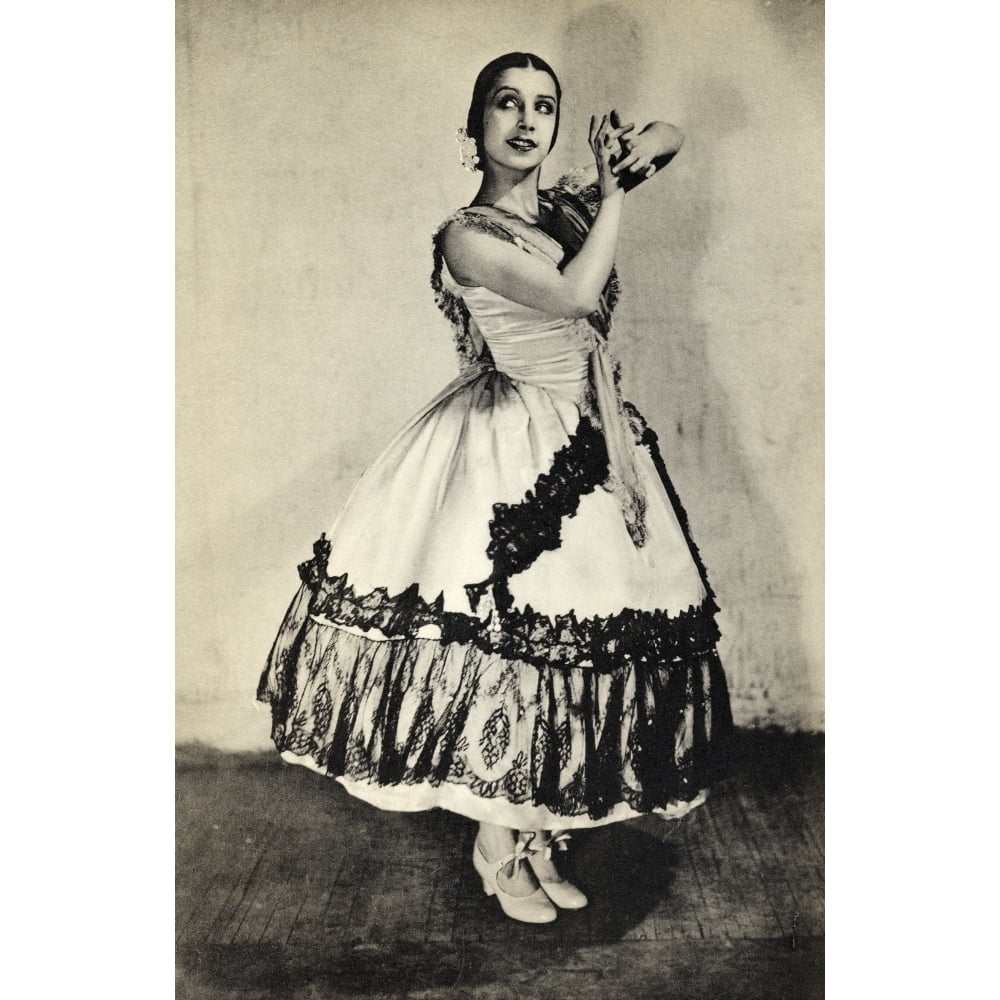 Posterazzi DPI1856491LARGE Tamara Toumanova 1919 1996 Russian Ballerina ...