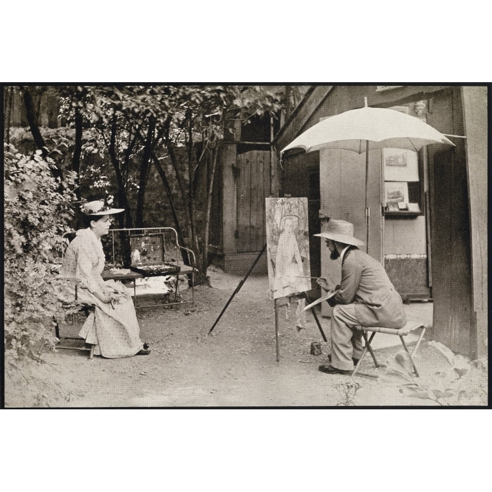 Posterazzi DPI1856576LARGE Lautrec Painting Berthe La Sourde 1890 Henri ...