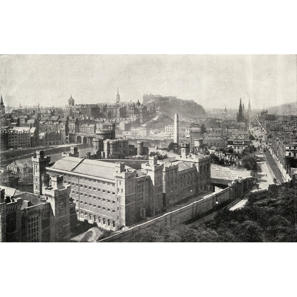 Posterazzi DPI1857049 A View of Edinburgh In 1842 From The Book V.R.I ...