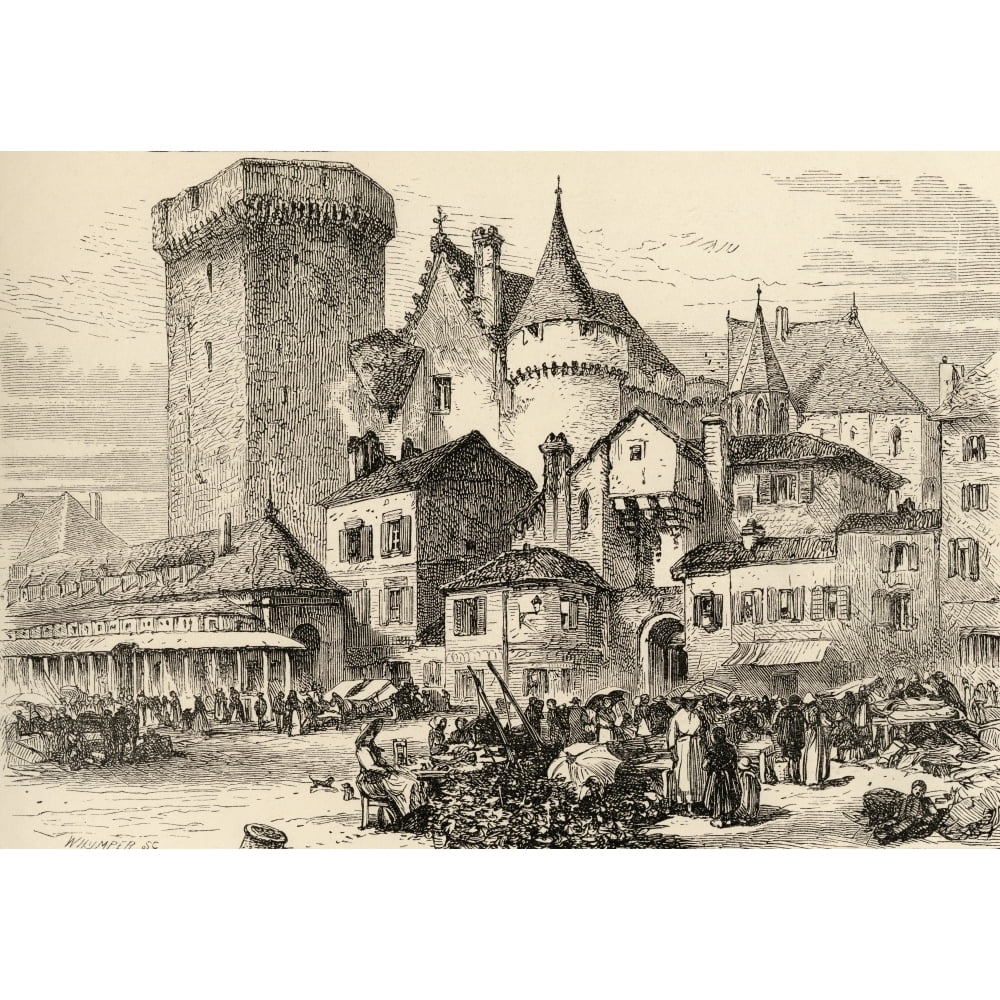 Posterazzi DPI1857117 Angouleme France From The Book Spanish Pictures ...