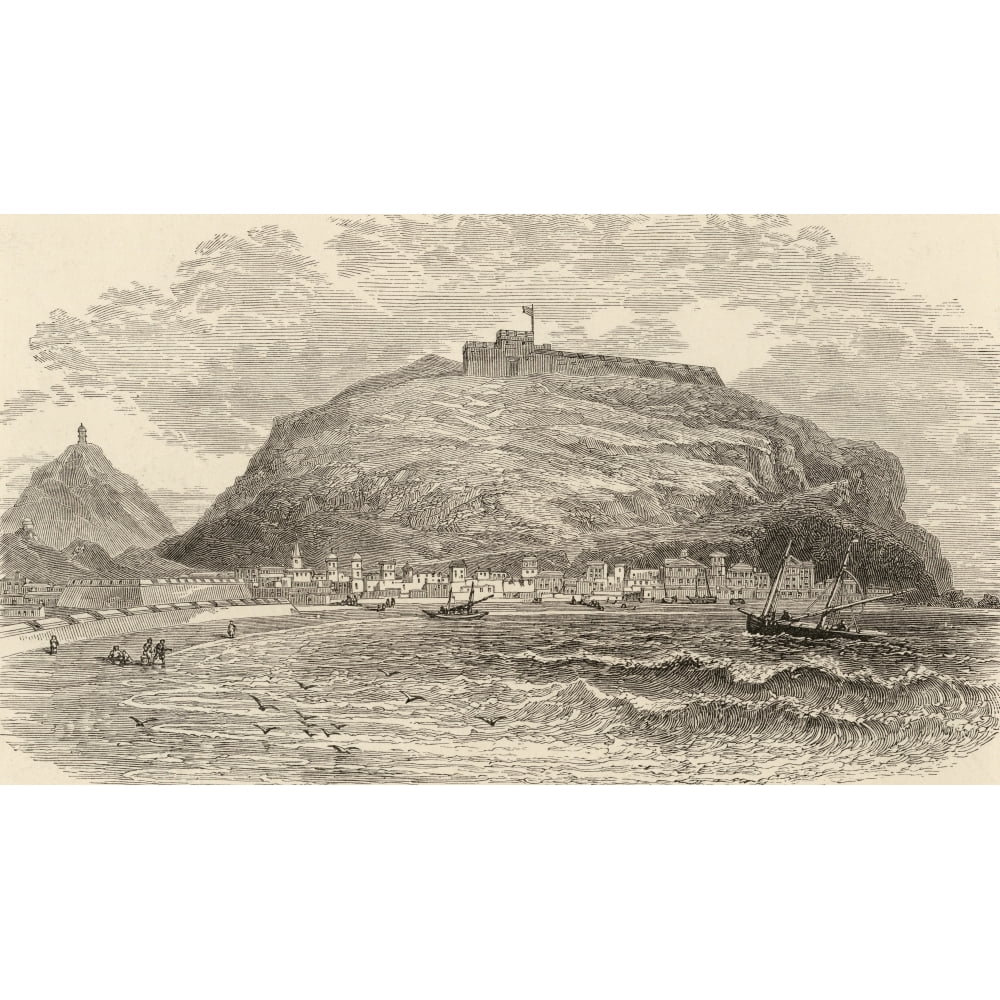 Posterazzi DPI1857122LARGE San Sebastian Spain From The Book Spanish ...