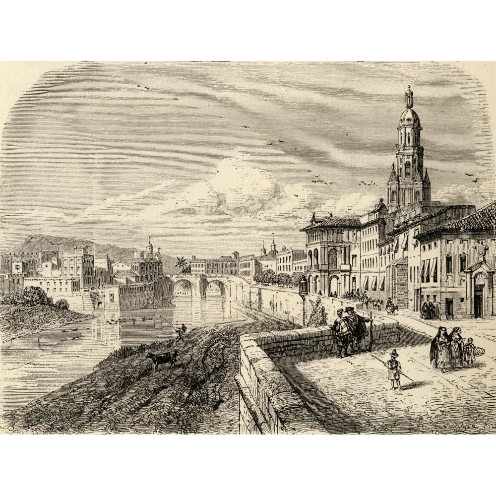 Posterazzi DPI1857152 Murcia Spain From The Book Spanish Pictures by ...