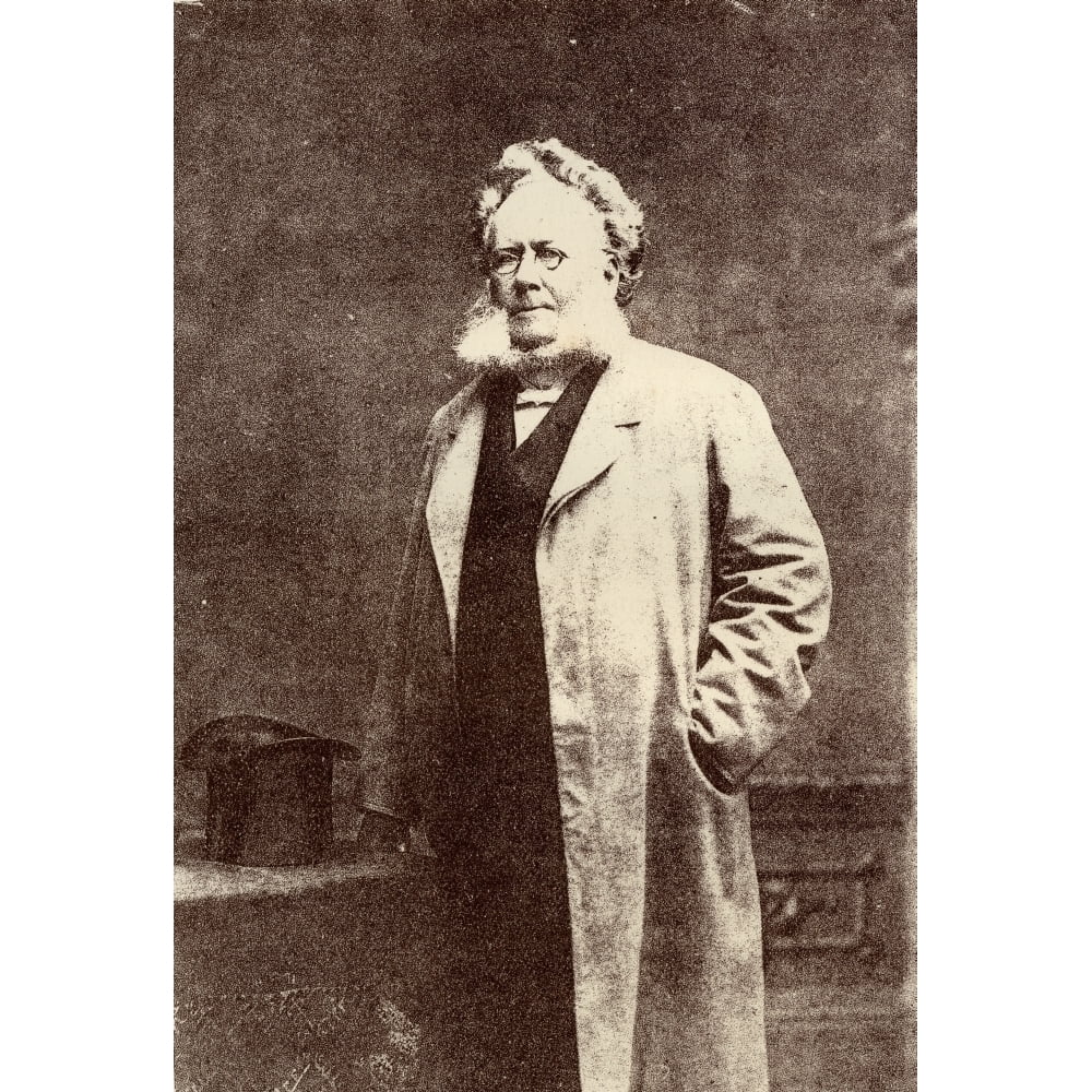 Posterazzi DPI1857312LARGE Henrik Ibsen 1828-1906 Norwegian Playwright From The Book Prose ...