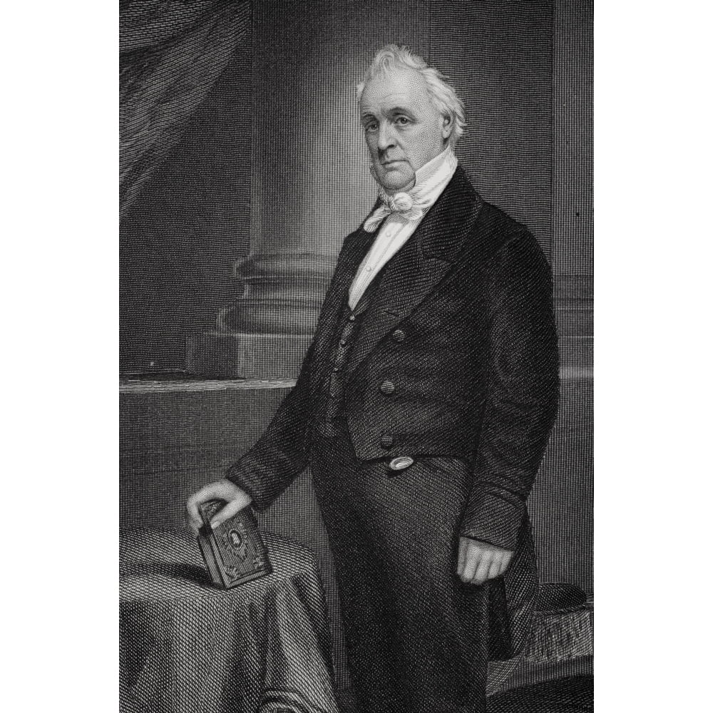 Posterazzi DPI1857749LARGE James Buchanan 1791 To 1868 15th President ...