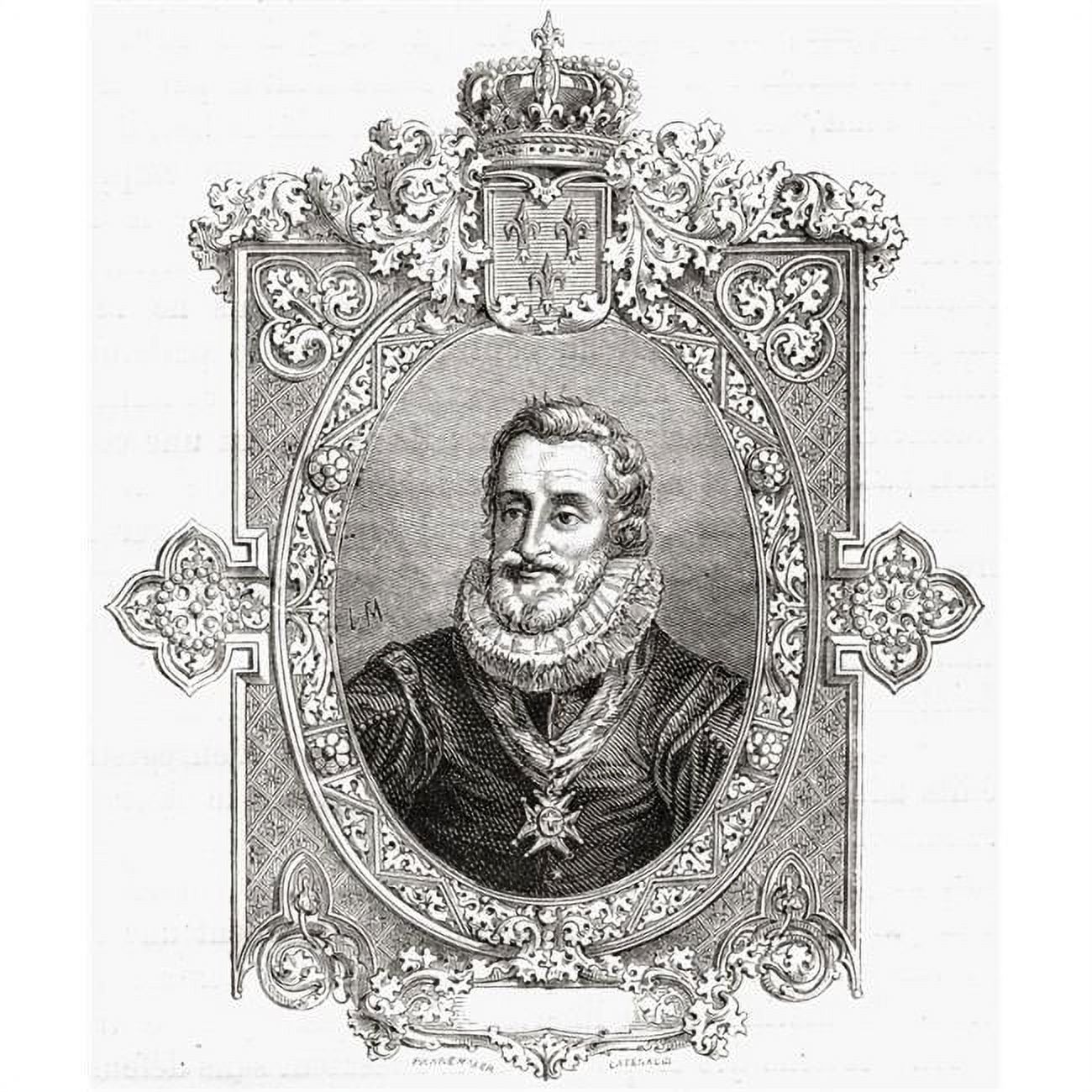 Posterazzi DPI1858124LARGE Henry IV Aka Henry of Navarre Or Bourbon ...