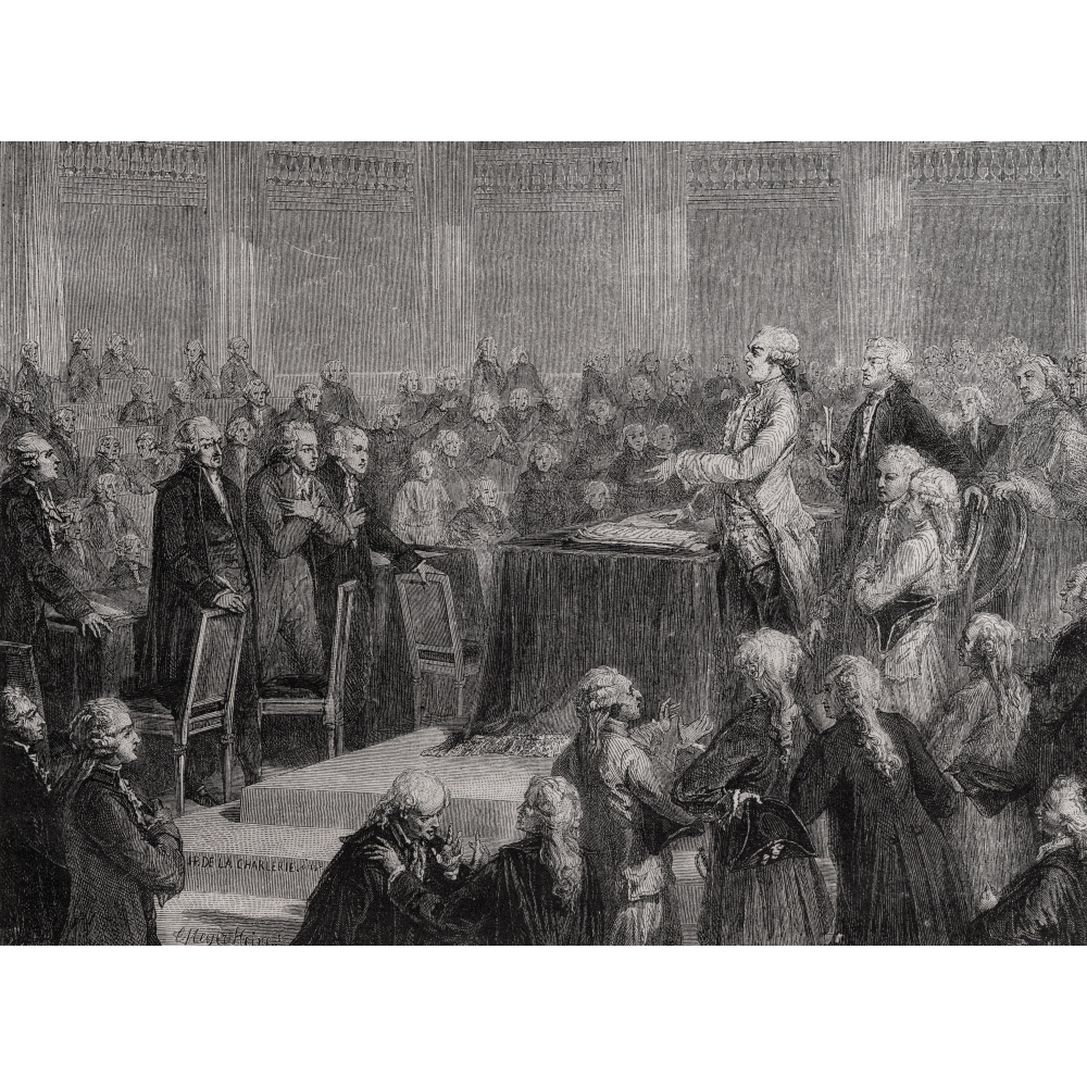 Posterazzi DPI1858144LARGE The King Accepts & Swears To The ...