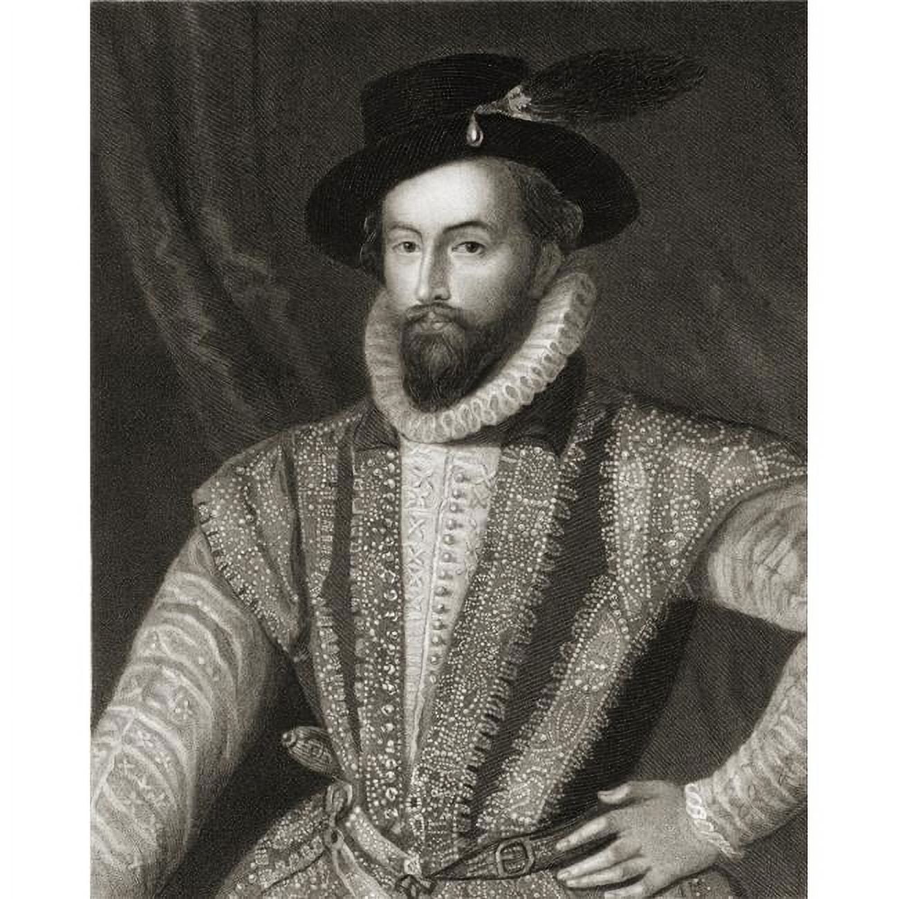 Posterazzi DPI1858849LARGE Sir Walter Raleigh C1554-1618 English ...