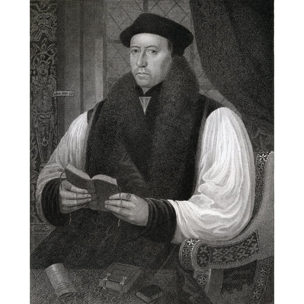 Posterazzi DPI1858859 Thomas Cranmer 1489-1556 First Protestant ...