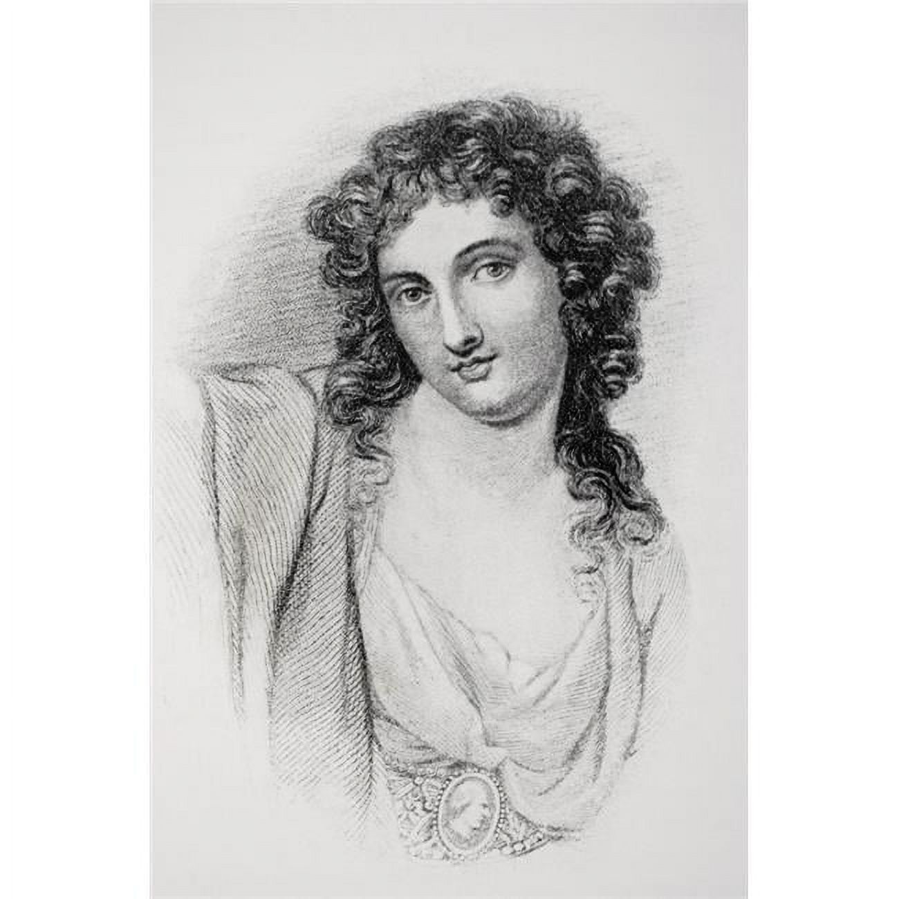 Posterazzi DPI1859256LARGE Lady Emma Hamilton 1765-1815 Mistress of Lord Nelson After A Painting ...