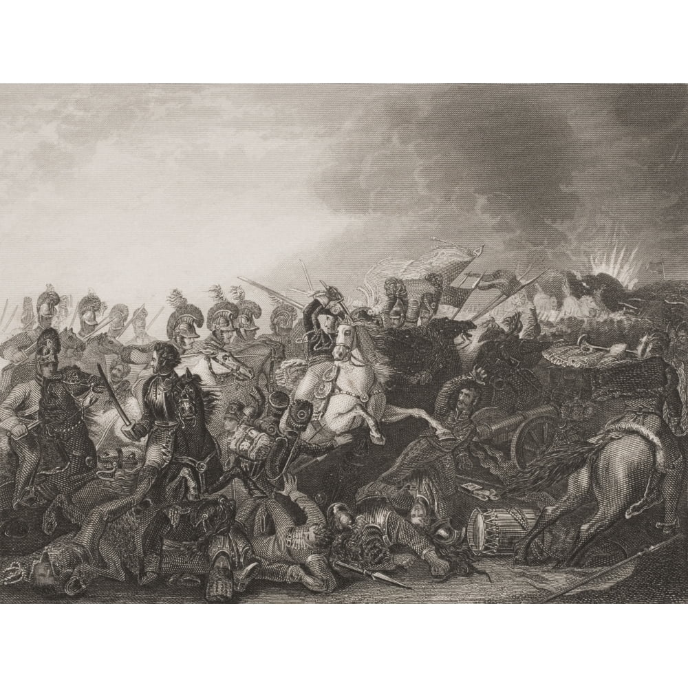 Posterazzi DPI1859578LARGE The Decisive Charge of The Life Guards At ...