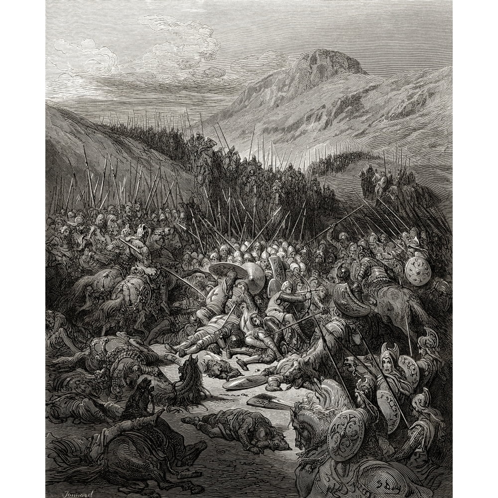 Posterazzi DPI1859764 The Battle of Arsuf During The Third Crusade 1191 ...