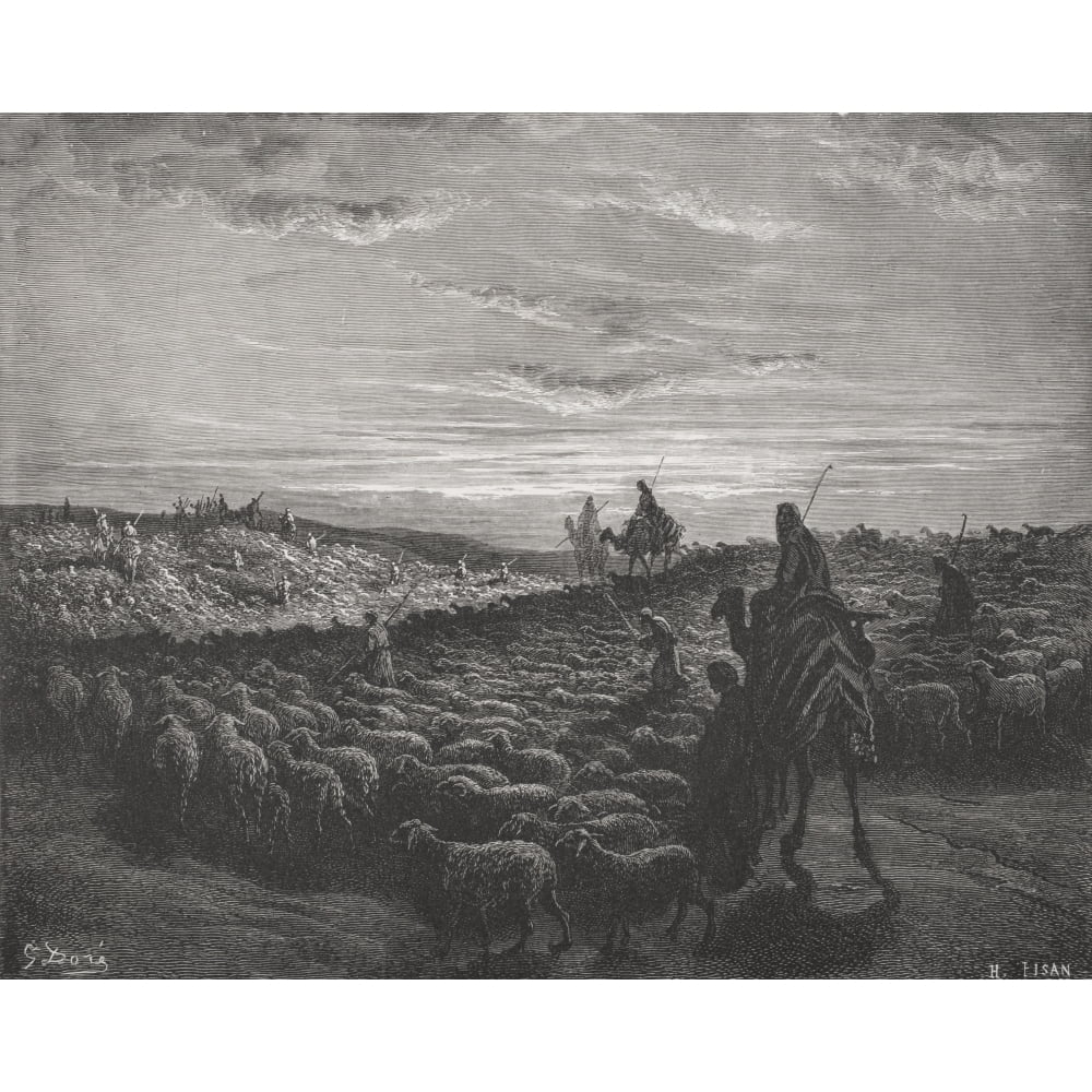 Posterazzi DPI1859806 Engraving From The Dore Bible Illustrating ...