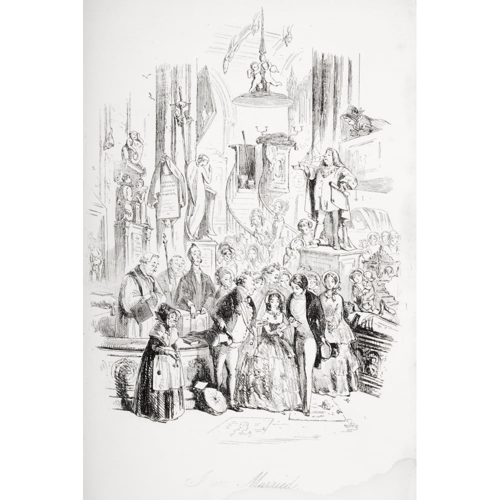 Posterazzi DPI1860111 Im Married Illustration From The Charles Dickens ...