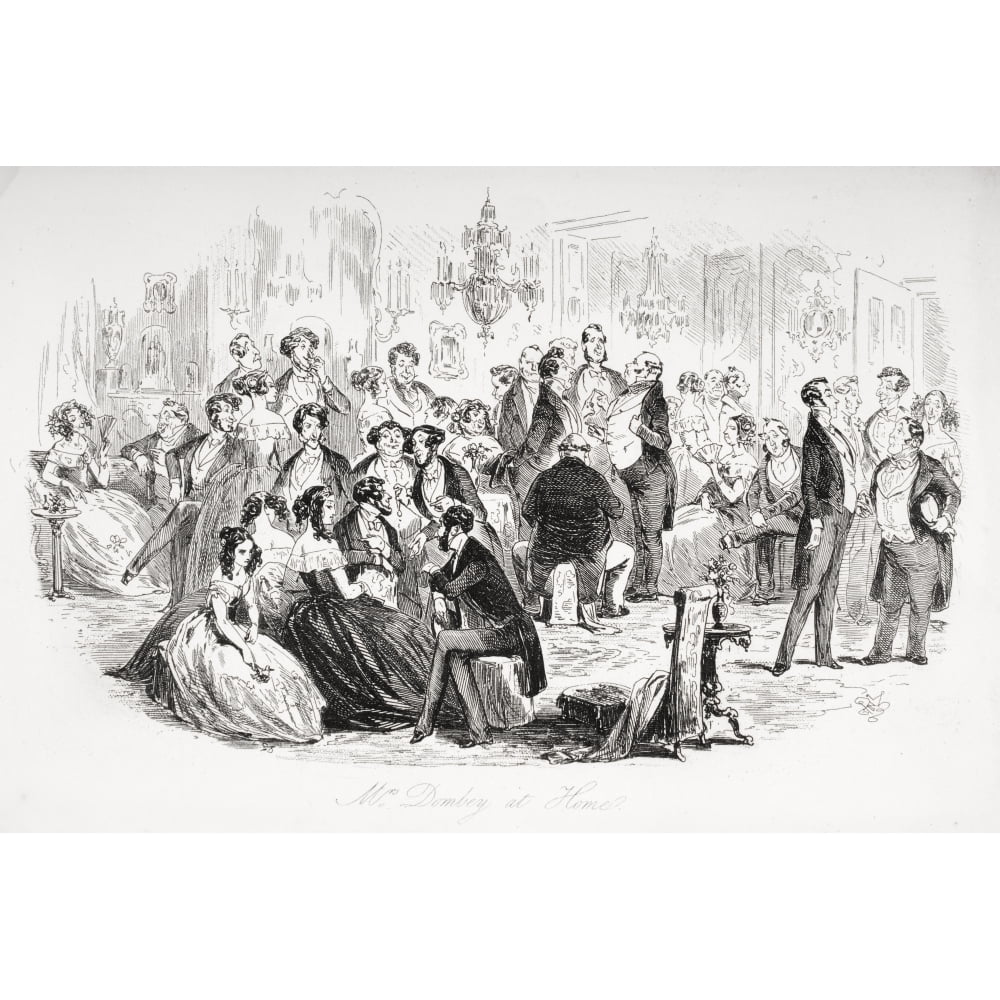 Posterazzi DPI1860166 Mrs. Dombey At Home. Illustration From the ...