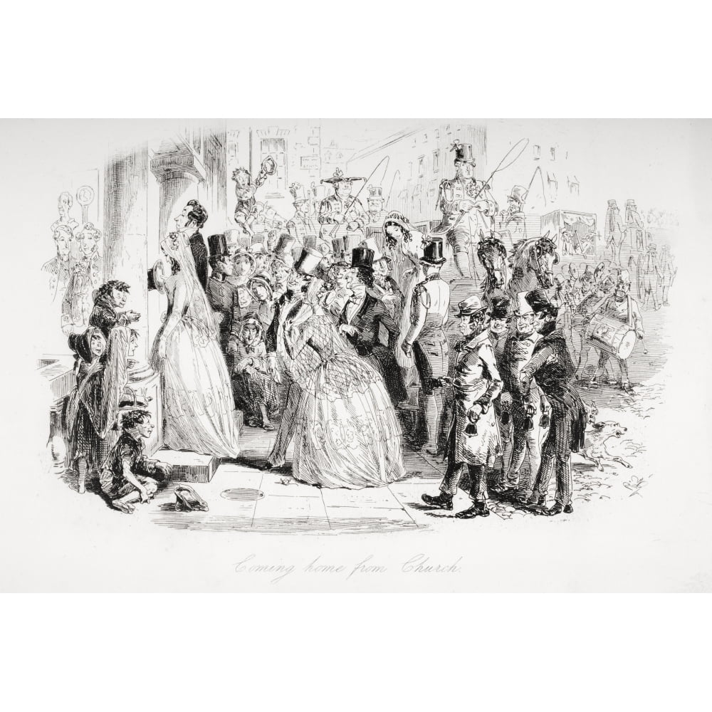 Posterazzi DPI1860168LARGE Coming Home From Church Illustration From ...