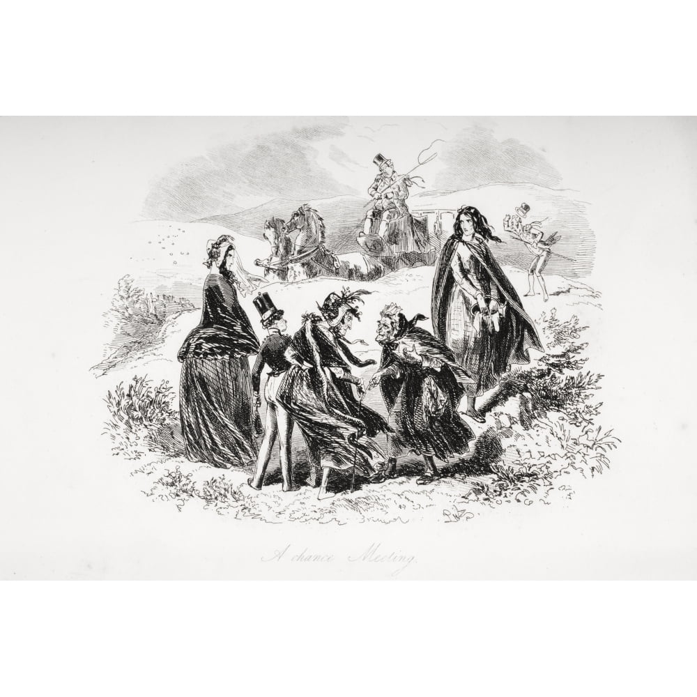 Posterazzi DPI1860189LARGE A Chance Meeting. Illustration From the ...