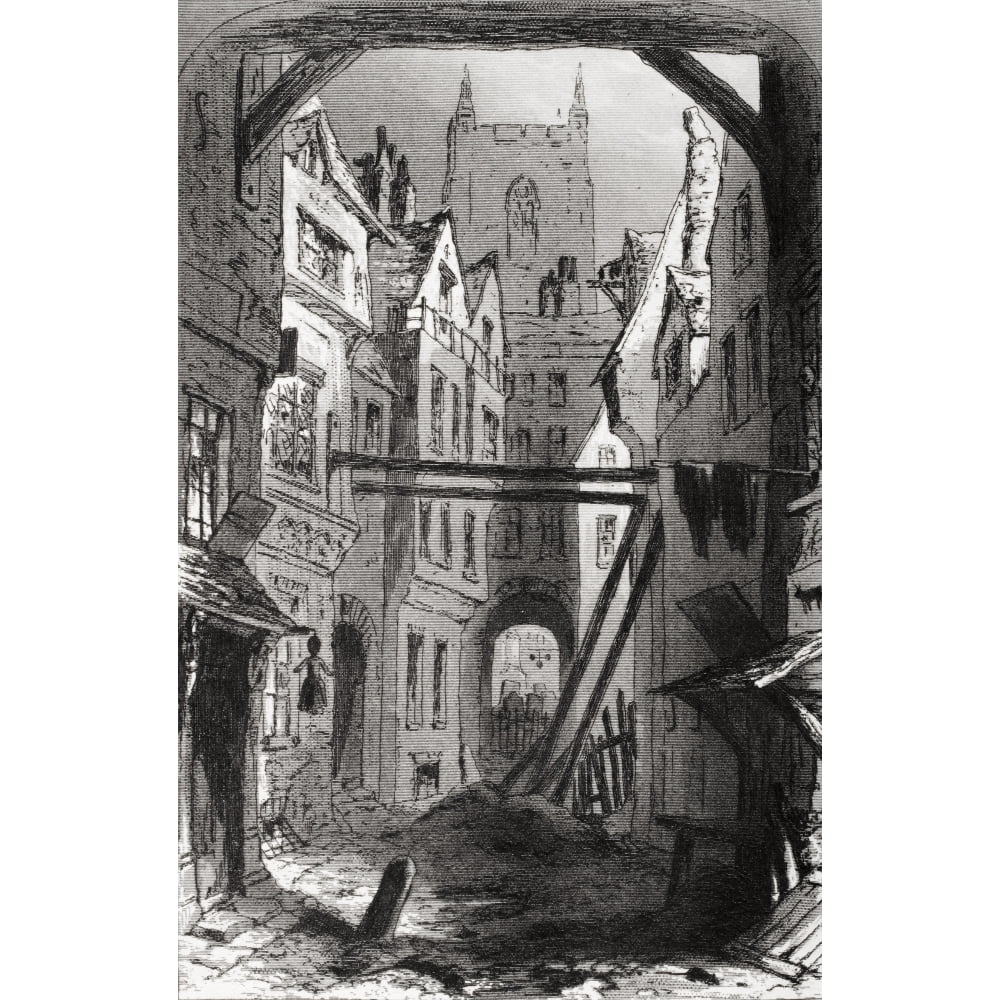 Posterazzi DPI1860224LARGE Tom All Alones. Illustration by Phiz Hablot Knight Browne 1815-1882 ...