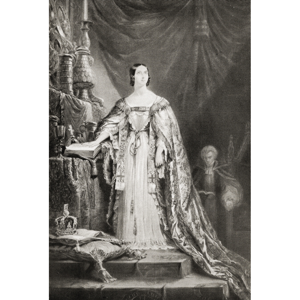 Posterazzi DPI1860652LARGE Queen Victoria 1819-1901 Taking the ...