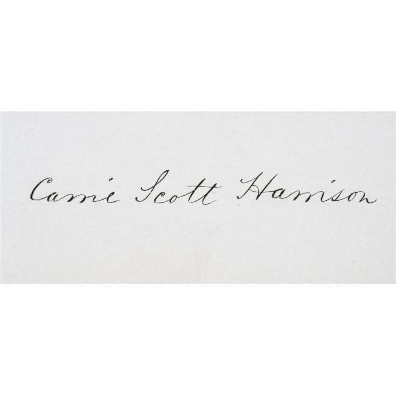 Posterazzi DPI1860789LARGE Signature of Caroline Lavinia Scott Harrison ...