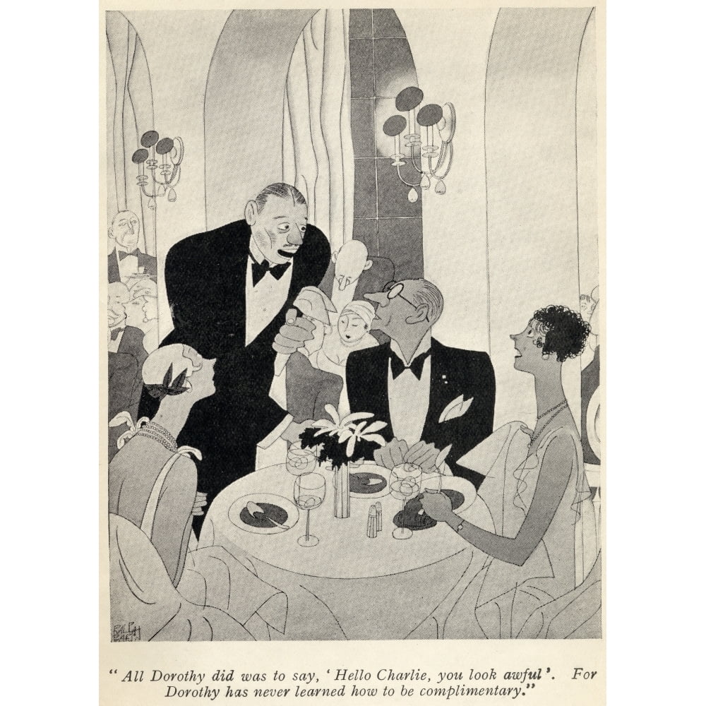Posterazzi DPI1860829 Illustration by Ralph Barton 1891 to 1931 ...