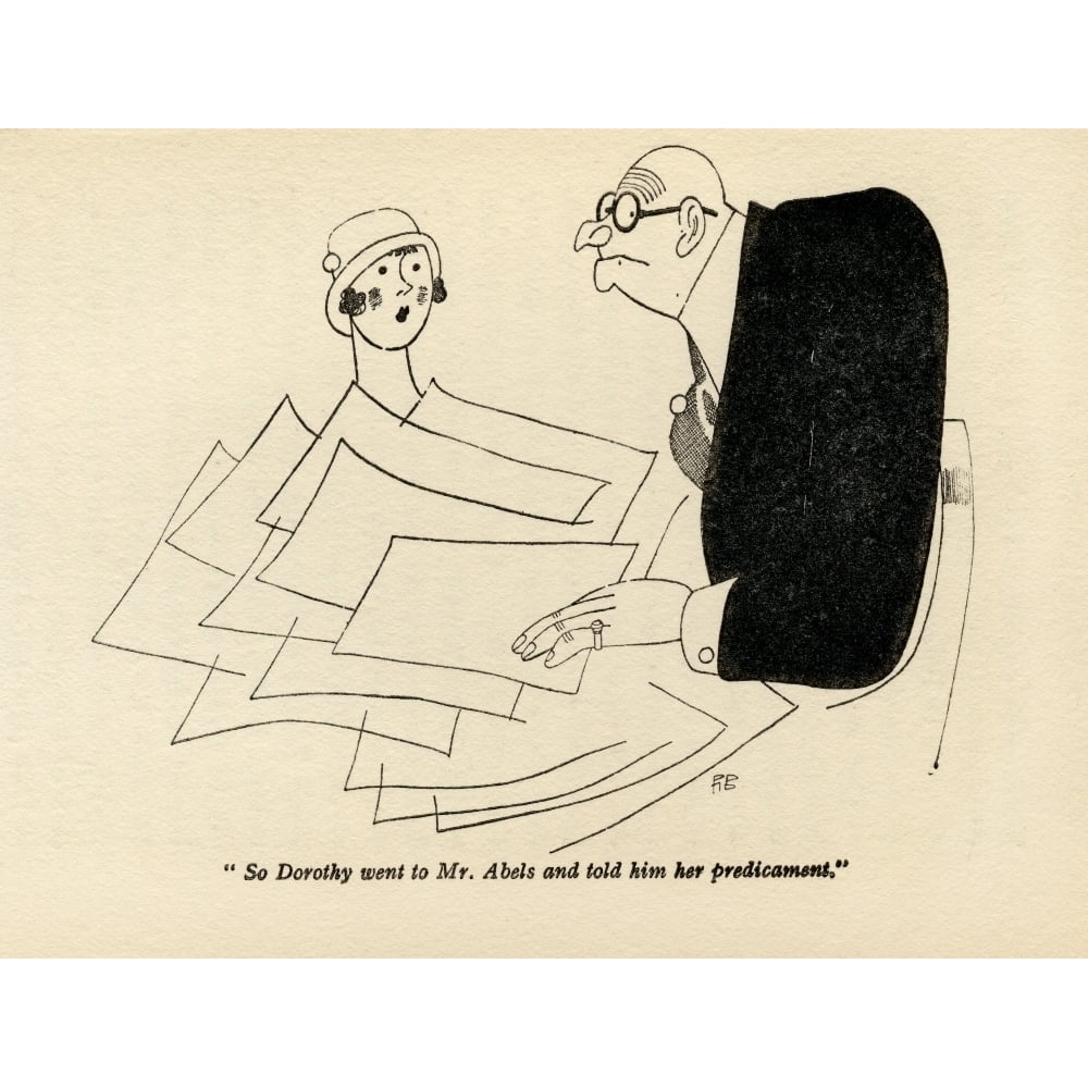 Posterazzi DPI1860834LARGE Illustration by Ralph Barton 1891 to 1931 ...