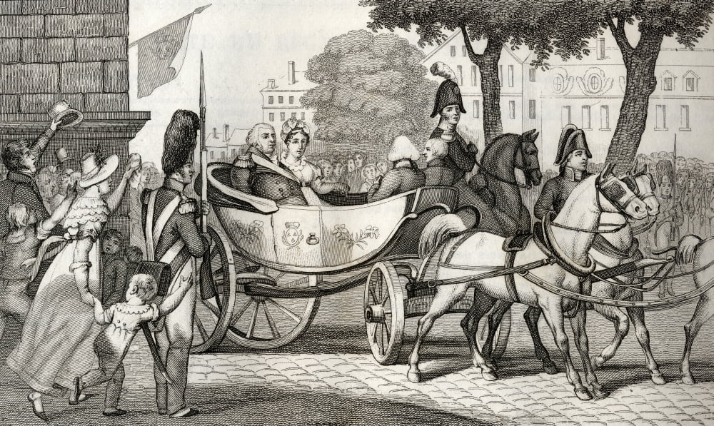 Posterazzi DPI1861250LARGE Louis Xviii 1755 to 1824 Enters Paris At the ...