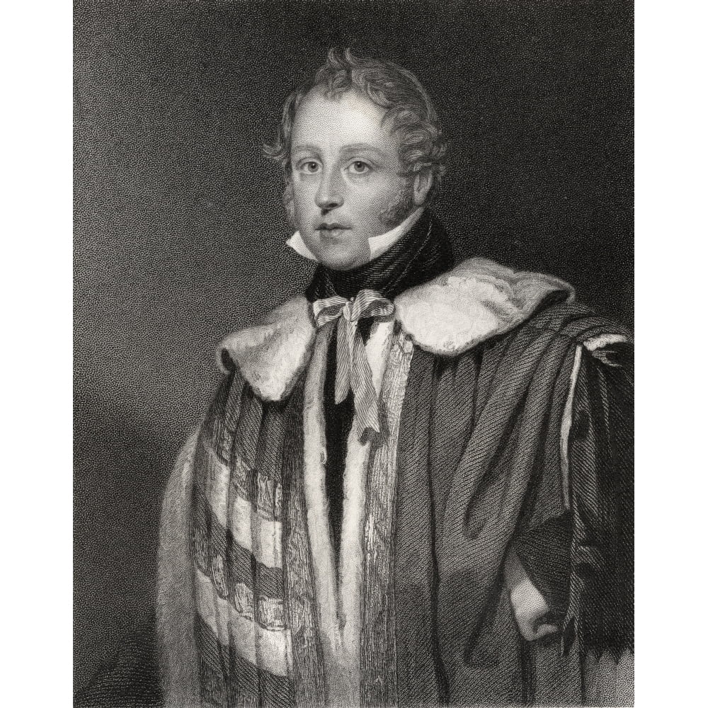 Posterazzi DPI1861391LARGE John Talbot 16th Earl of Shrewsbury 1791 to 1852 Engraved by J ...