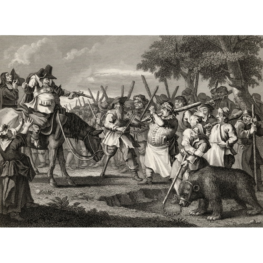 Posterazzi DPI1861980LARGE Hudibras First Adventure Engraved by C ...