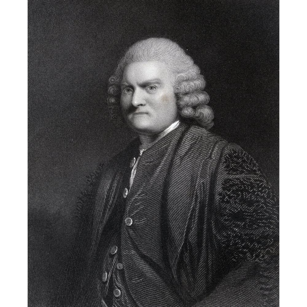 Posterazzi DPI1862292LARGE Sir John Pringle 1st Baronet 1707 to 1782 Scottish Physician Engraved ...