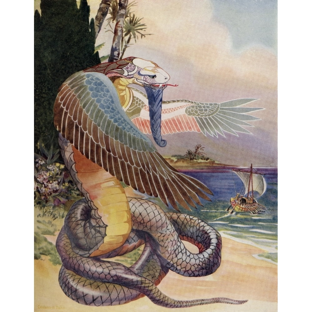 Posterazzi DPI1862433 Farewell to the Enchanted Island Illustration by ...