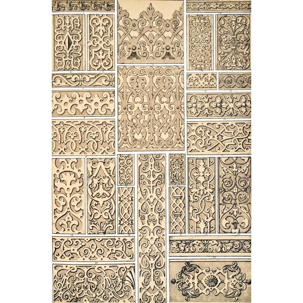 Posterazzi DPI1862584 Elizabethan No 2 Plate Lxxxiv From the Grammar of ...