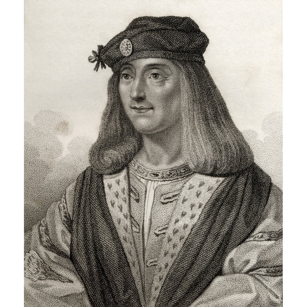Posterazzi DPI1862686LARGE James Iv King of Scotland 1473 - 1513 Engraved by Gerimia From the ...