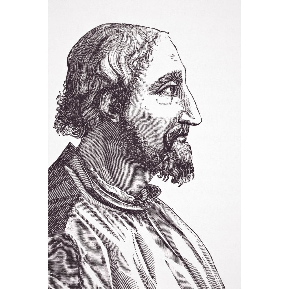 Posterazzi DPI1862894 Ludovico Ariosto 1474 1533. Italian Poet. After A 16th Century Engraving ...